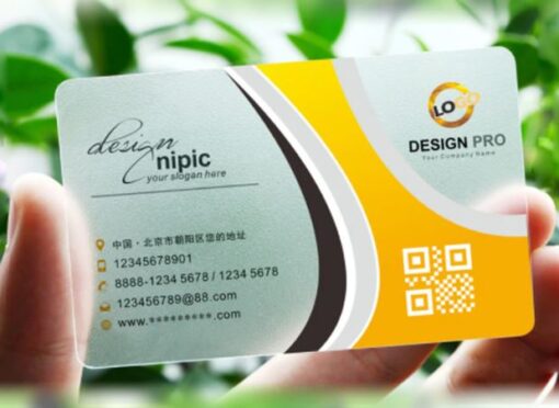In card visit nhựa trắng - nhựa trong - In ấn Ưu Việt